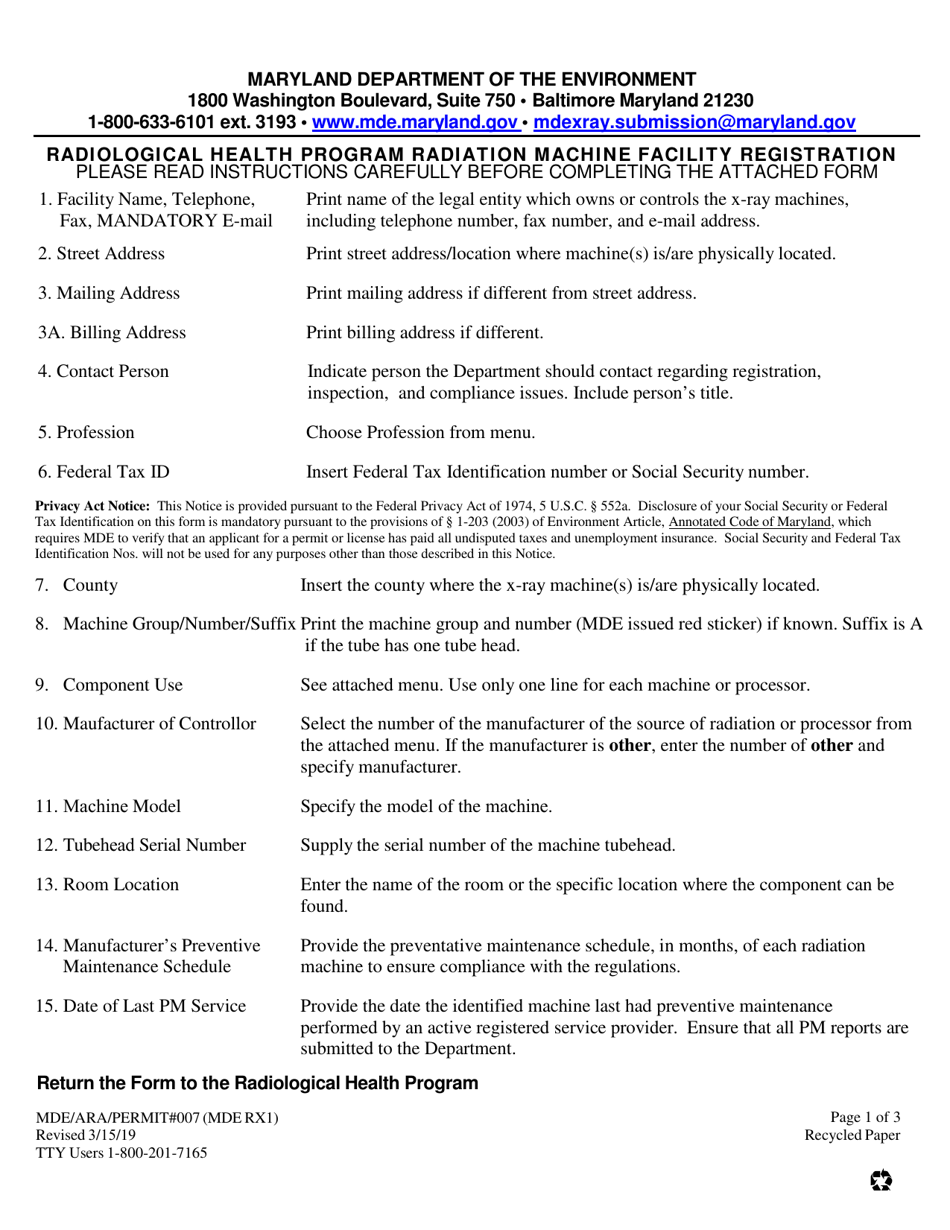 Form MDE RX1 (MDE/ARA/PER.007) - Fill Out, Sign Online and Download ...