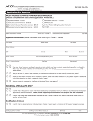 Maryland Department of Transportation Forms PDF templates. download ...
