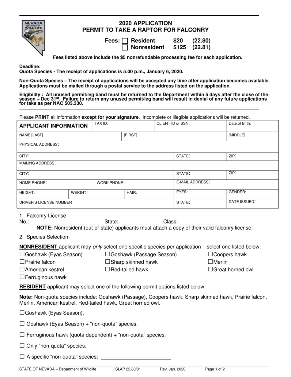 Form SLAP22.80/81 - 2020 - Fill Out, Sign Online and Download Printable ...