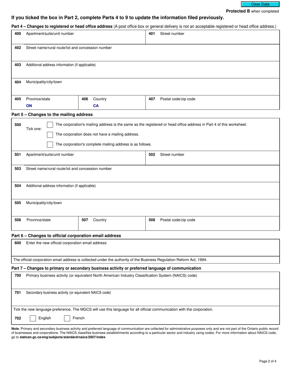 Form RC232 - Fill Out, Sign Online and Download Fillable PDF, Canada ...