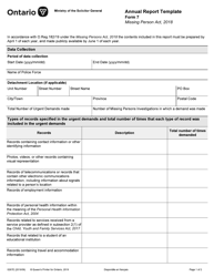 Form 7 (0267E) - Fill Out, Sign Online and Download Fillable PDF ...