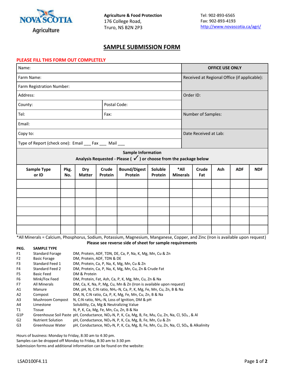 Form LSAD100F4 11 Fill Out Sign Online And Download Printable PDF 