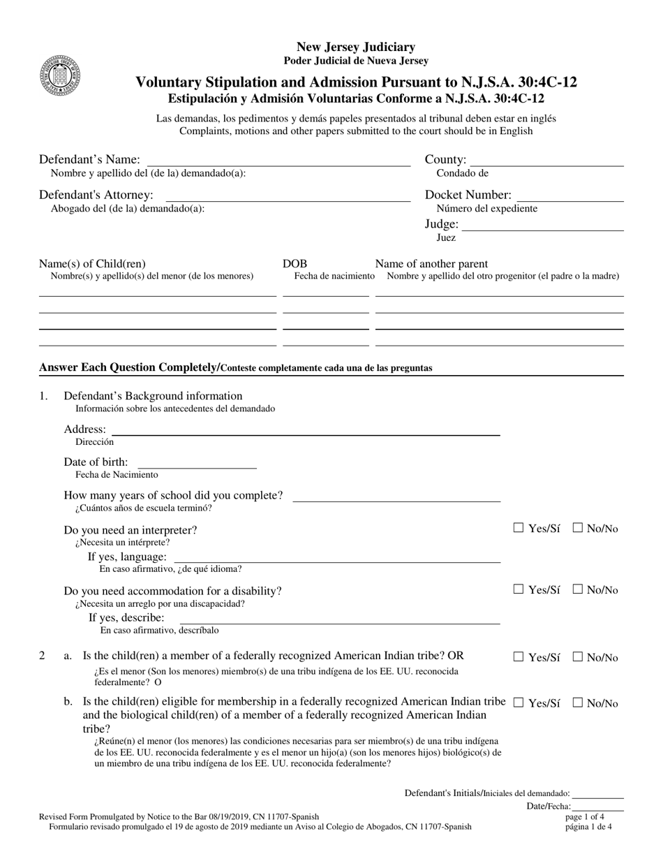 Form 11707 - Fill Out, Sign Online and Download Printable PDF, New ...