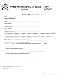 New York City Document Request Form - Fill Out, Sign Online and ...