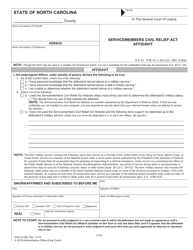 Form AOC-G-250 - Fill Out, Sign Online and Download Fillable PDF, North ...