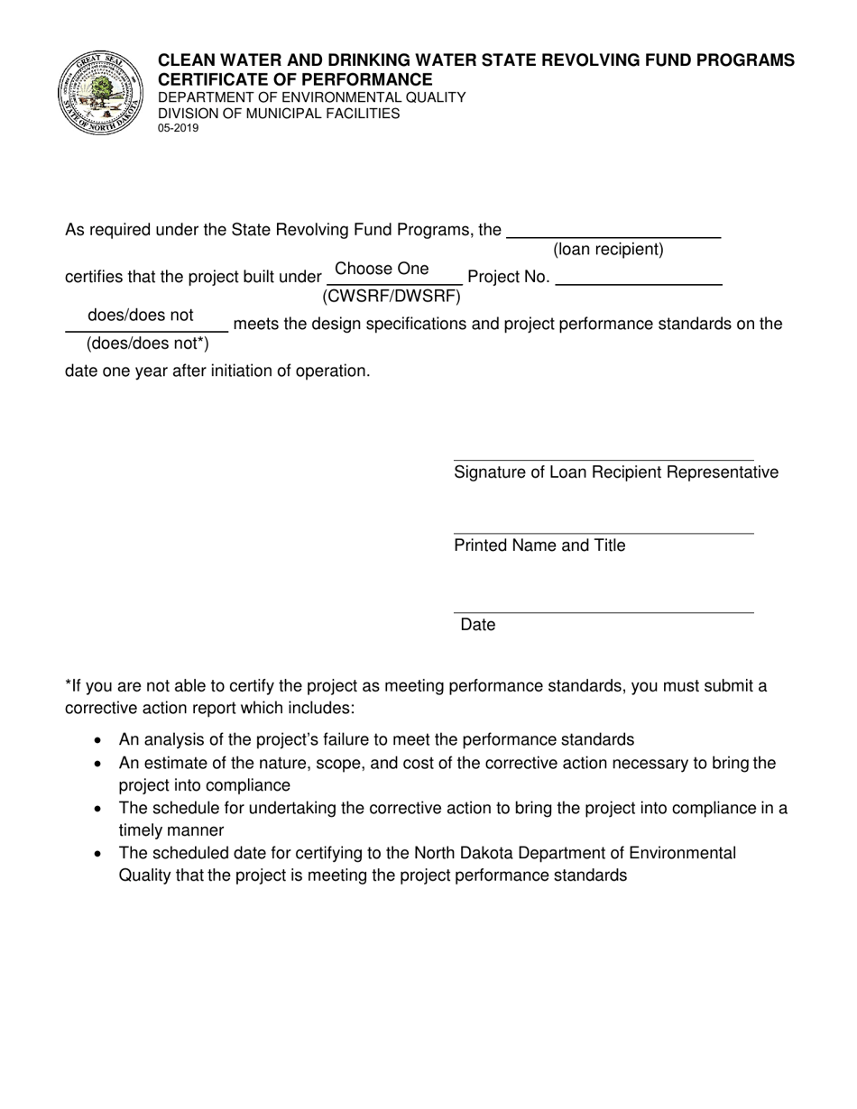 North Dakota Clean Water and Drinking Water State Revolving Fund ... North Dakota Clean Water and Drinking Water State Revolving Fund ...