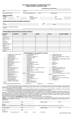 DOC Form 030120A Download Printable PDF or Fill Online Inmate Property ...