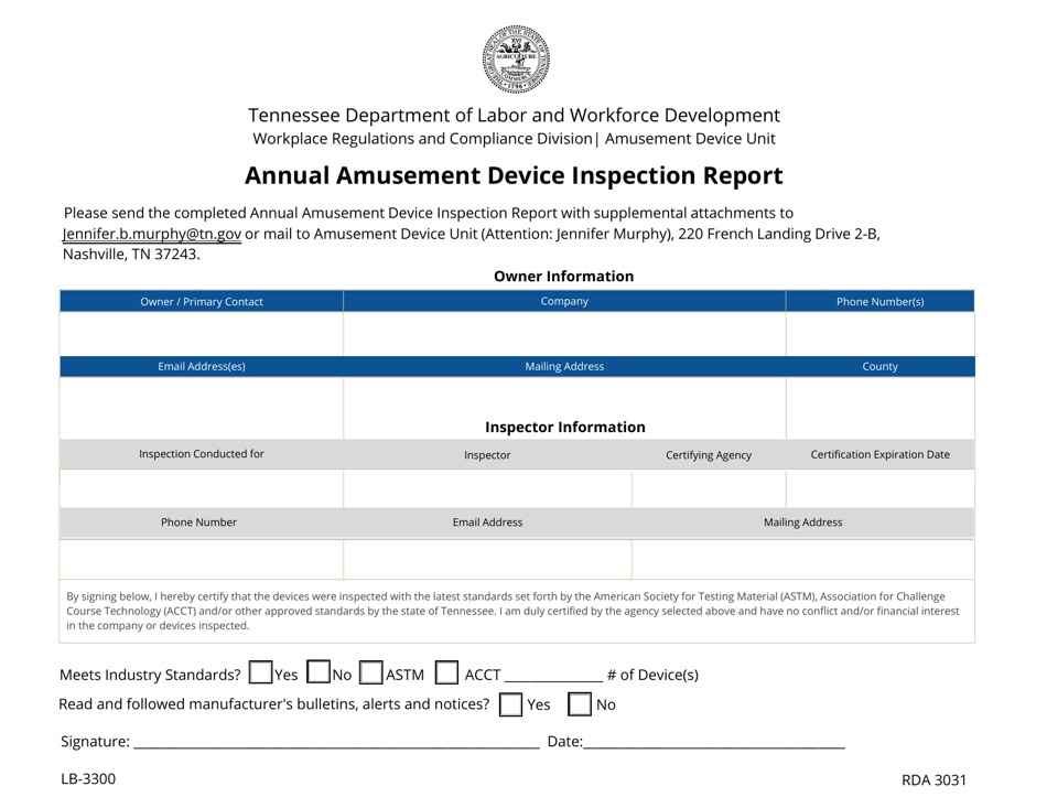 Fillable Form 3300 - Printable Forms Free Online
