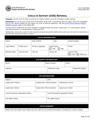 Form K-908-2503 Download Fillable PDF or Fill Online Circle of Support ...