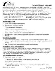Form DOC01-089 Download Printable PDF or Fill Online Records ...