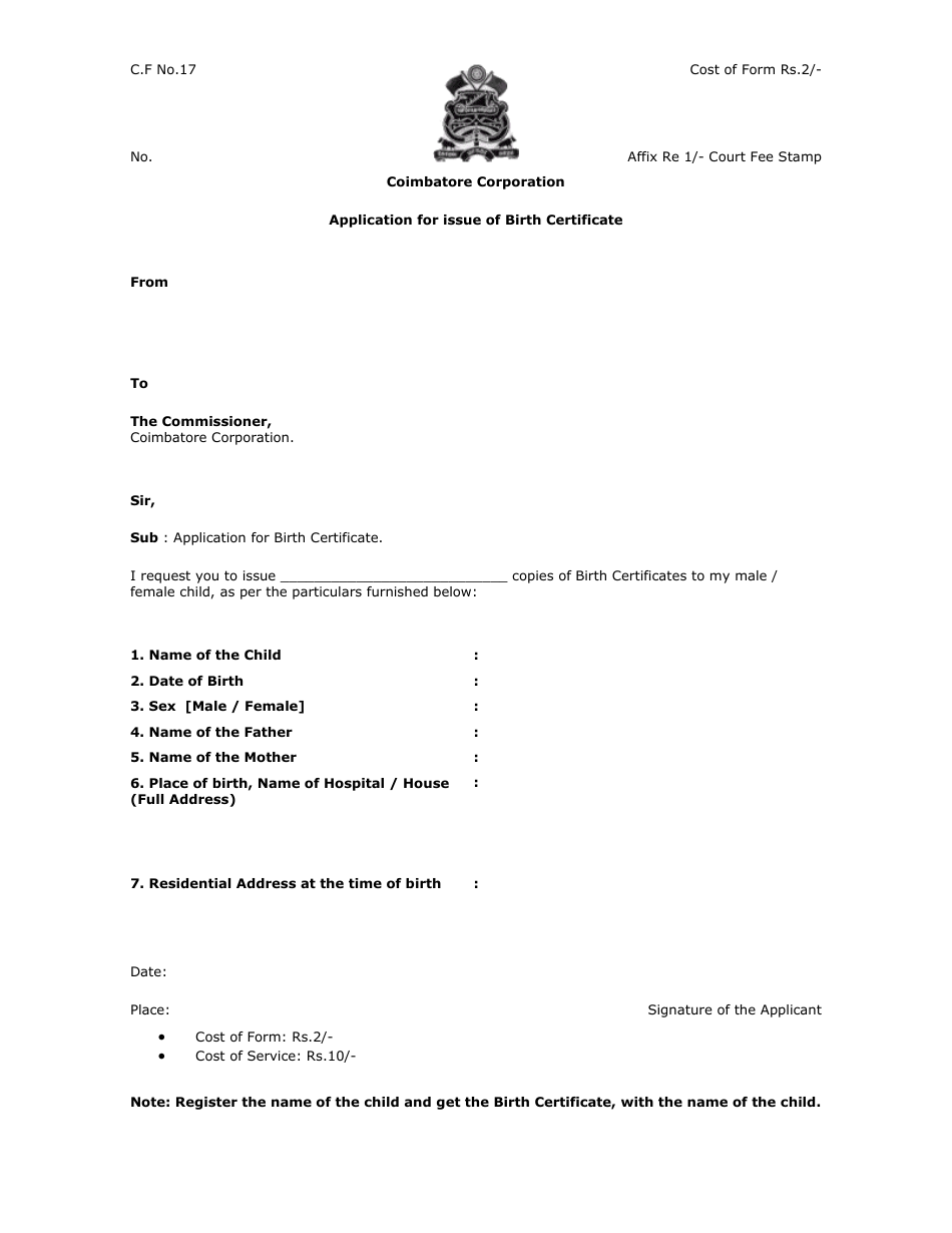 Delhi Birth Certificate Application Form Pdf Download Application Form Delhi Birth Certificate Application Form Pdf Download Application Form