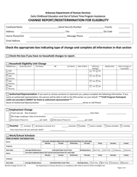 Free Child Care Redetermination Forms - Fill PDF Online & Print ...