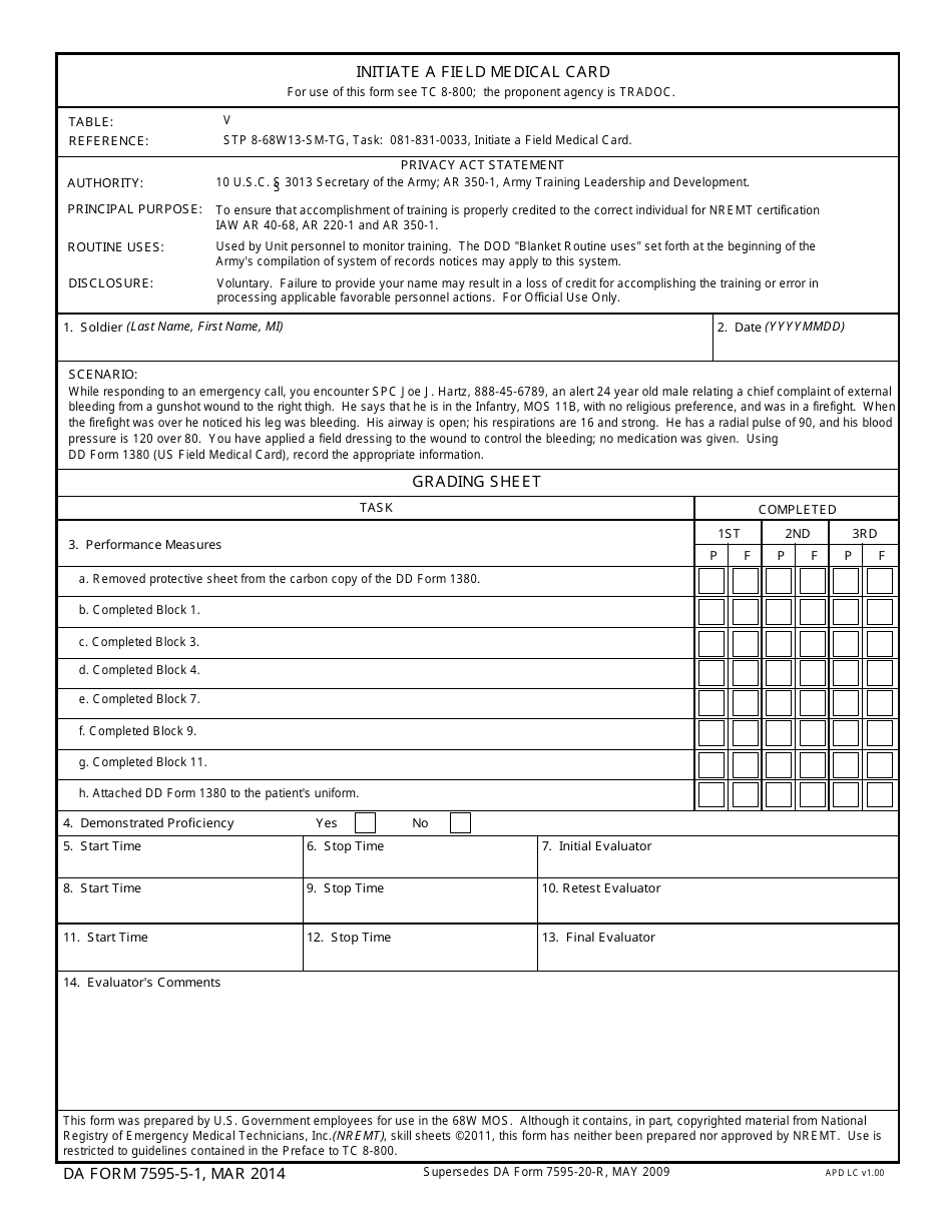 Da Form 759 Fillable - Printable Forms Free Online