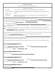DA Form 7666 Download Fillable PDF or Fill Online Parental Consent ...