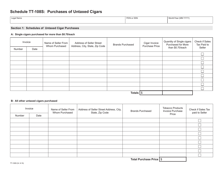 Wisconsin Purchases of Untaxed Cigars - Fill Out, Sign Online and ...
