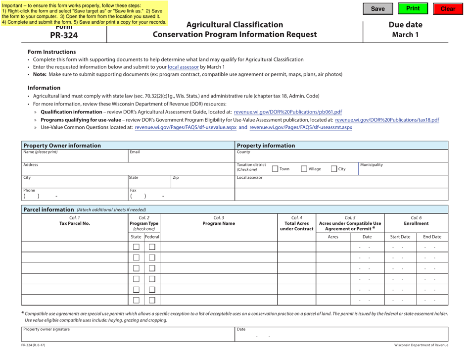 Form PR-324 - Fill Out, Sign Online and Download Fillable PDF ...