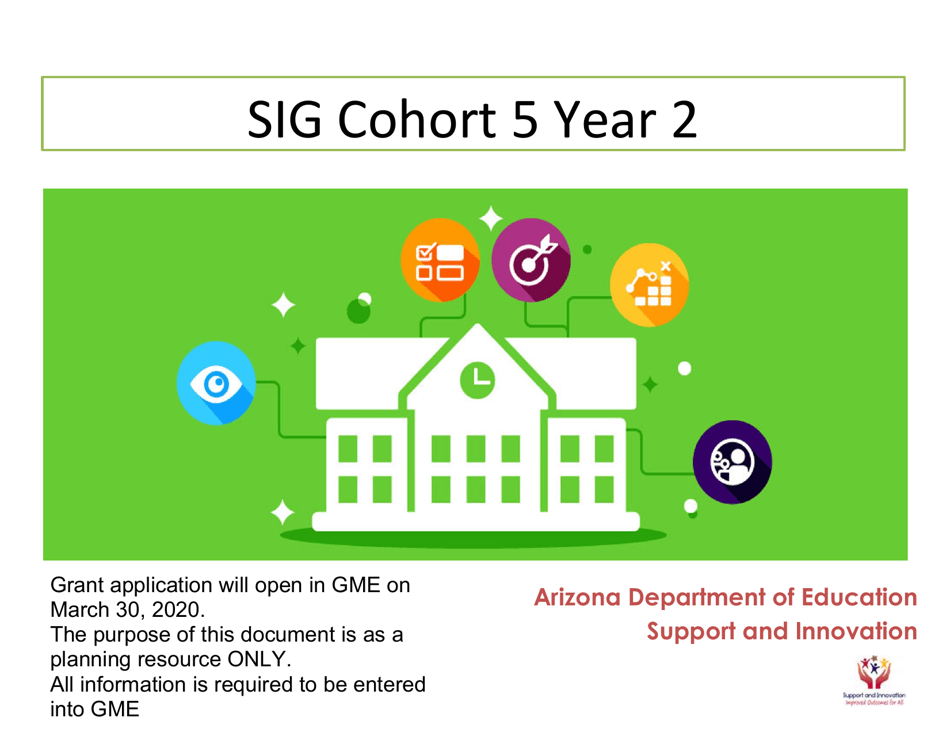 2021 Arizona Sig Cohort 5 Year 2 Grant Application - Fill Out, Sign ...