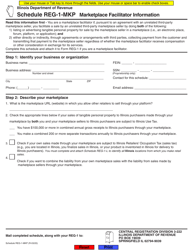 Schedule REG-1-O Download Fillable PDF or Fill Online Owner and Officer ...