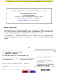 Form IL-501 Download Fillable PDF or Fill Online Payment Coupon - 2022 ...