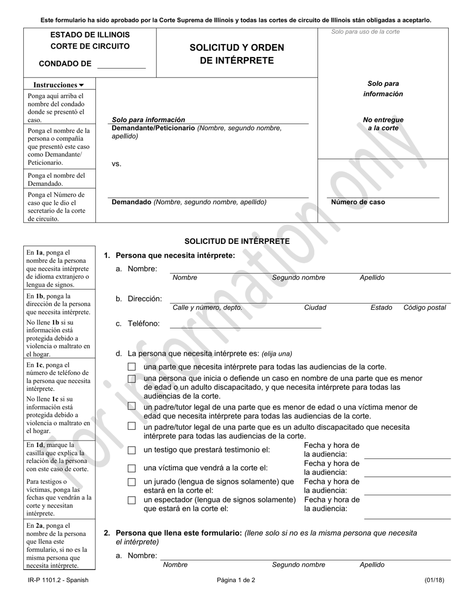 Formulario IR-P1101.2 - Fill Out, Sign Online and Download Printable ...