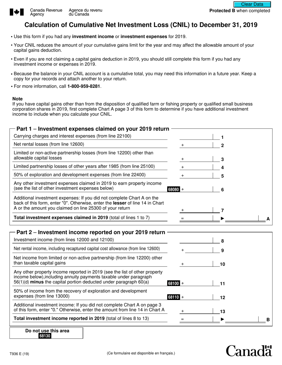 Form T936 - 2019 - Fill Out, Sign Online and Download Fillable PDF ...