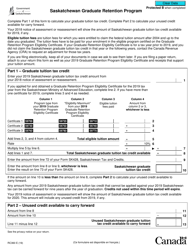 Form RC116 Download Fillable PDF or Fill Online Saskatchewan Family ...