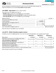 Form 5010-D Worksheet BC428 - 2019 - Fill Out, Sign Online and Download ...