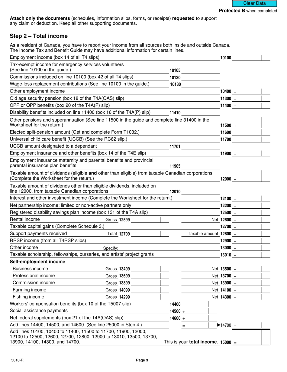 Form 5010-R - 2019 - Fill Out, Sign Online and Download Fillable PDF ...