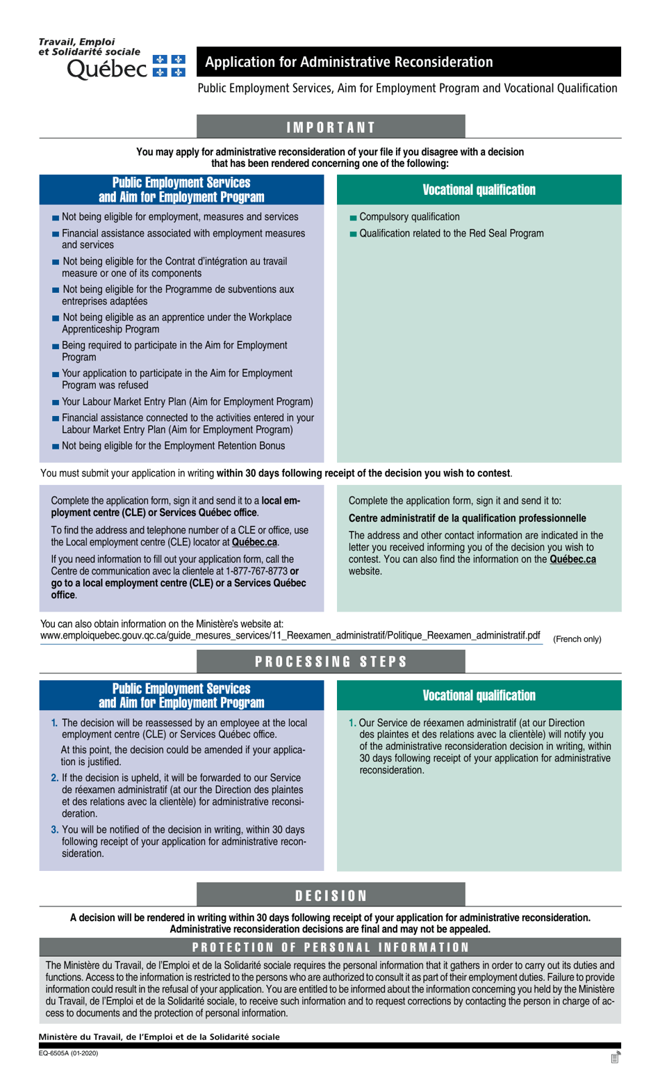 Form EQ-6505A - Fill Out, Sign Online and Download Printable PDF ...