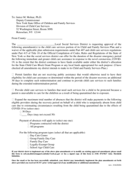 New York Covid-19 Waiver Form - Fill Out, Sign Online and Download PDF ...