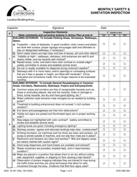 Form DOC16-347 - Fill Out, Sign Online and Download Printable PDF ...
