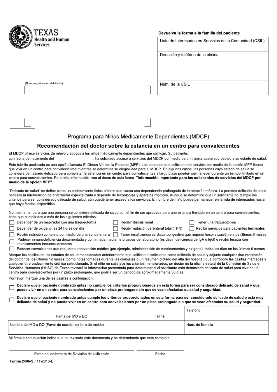 Formulario 2406-S - Fill Out, Sign Online and Download Fillable PDF ...