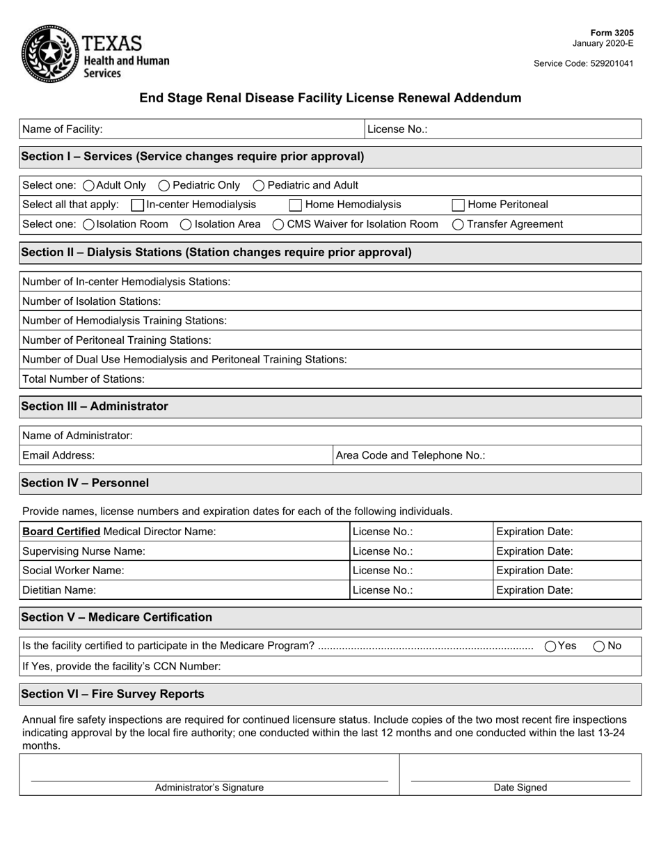 Form 3205 - Fill Out, Sign Online and Download Fillable PDF, Texas | Templateroller