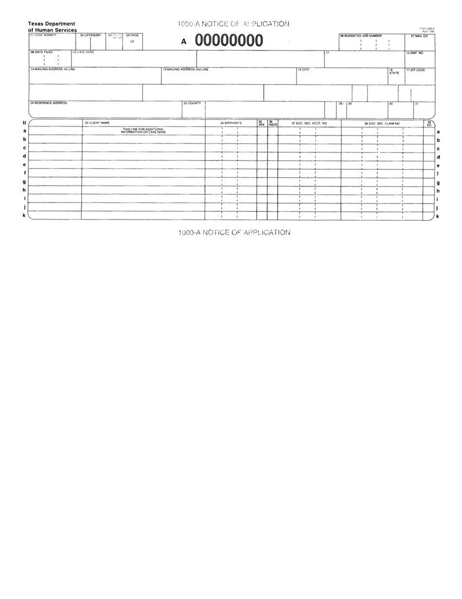 Form H1000-A Part 1 - Fill Out, Sign Online and Download Printable PDF ...
