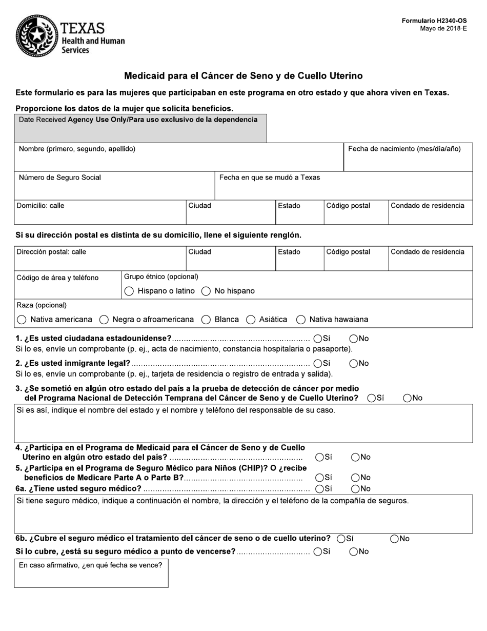 Formulario H2340-OS - Fill Out, Sign Online and Download Fillable PDF ...