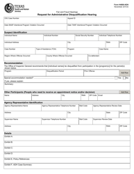 Form H4800-ADH Download Fillable PDF or Fill Online Request for ...