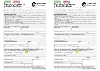 Form F2690 Download Fillable PDF or Fill Online Exemption From Wearing ...