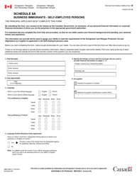 Form IMM0008 Schedule 6A - Fill Out, Sign Online and Download Fillable ...