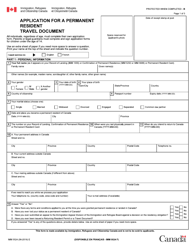 Form IMM5444 Download Fillable PDF or Fill Online Application for a ...