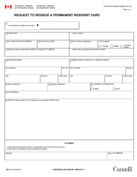 Form IMM5444 Download Fillable PDF or Fill Online Application for a ...