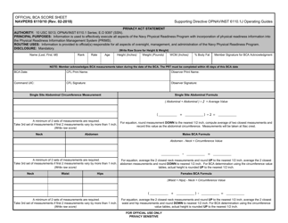 NAVPERS Form 6110/10 Download Printable PDF or Fill Online Official Bca ...