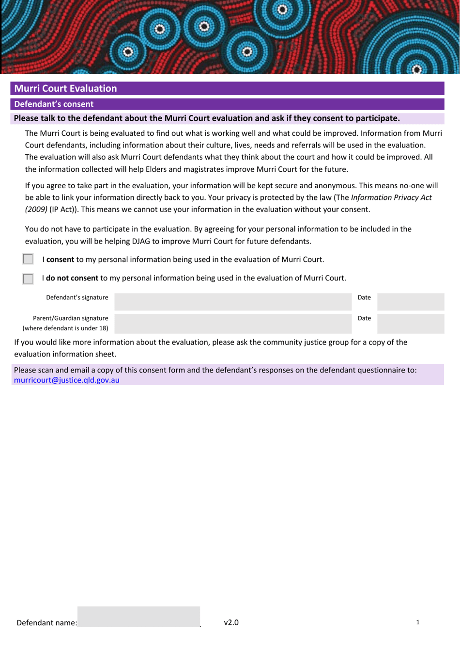 Queensland Australia Defendant's Entry Questionnaire - Fill Out, Sign ...