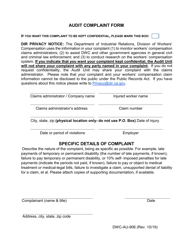 Form DWC-AU-906 - Fill Out, Sign Online and Download Fillable PDF ...