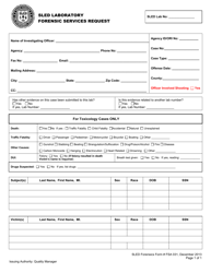 Form FSA031 Download Fillable PDF or Fill Online Sled Laboratory ...