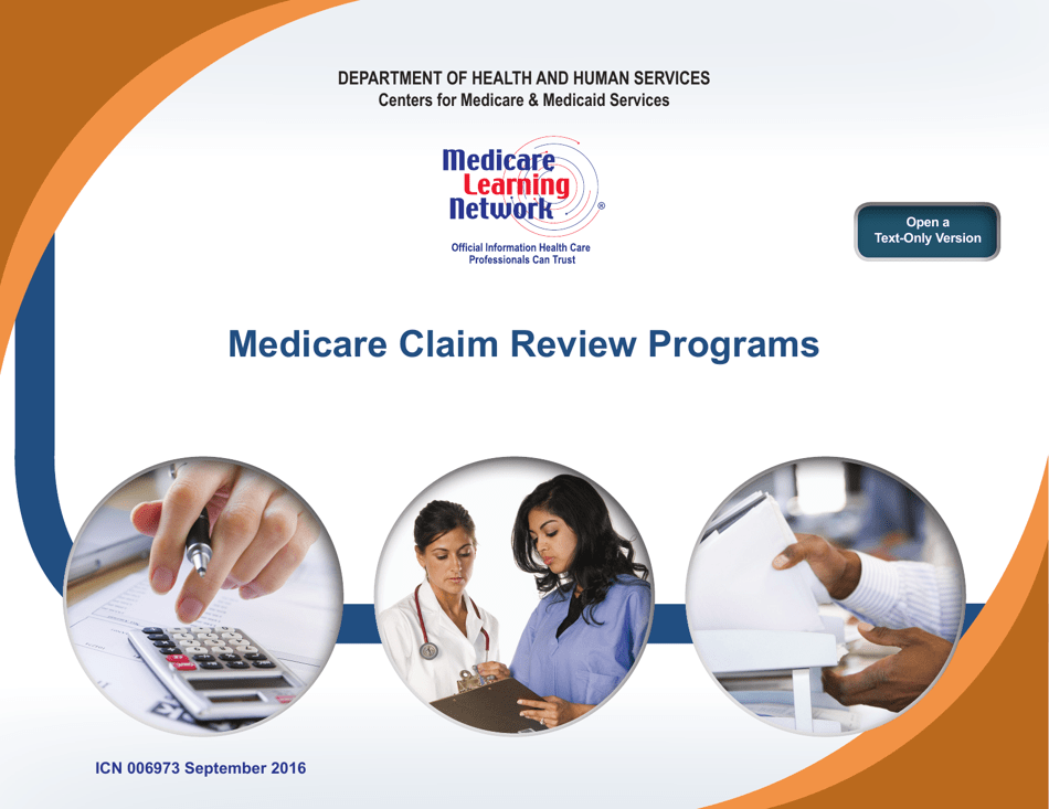 Form ICN006973 Download Printable PDF or Fill Online Medicare Claim ...