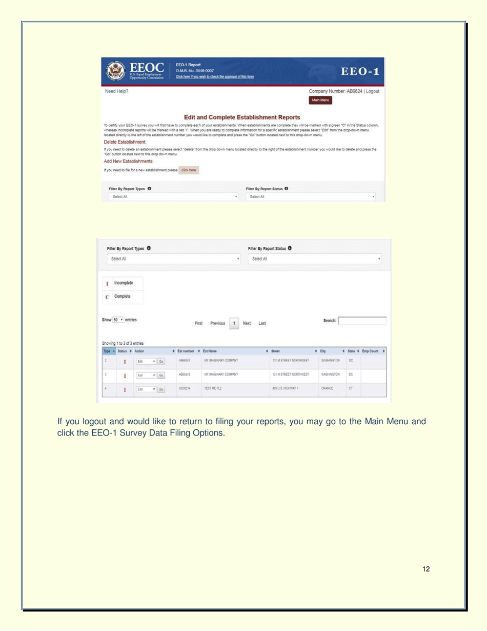 How to File an EEO-1 Report - Fill Out, Sign Online and Download PDF | Templateroller