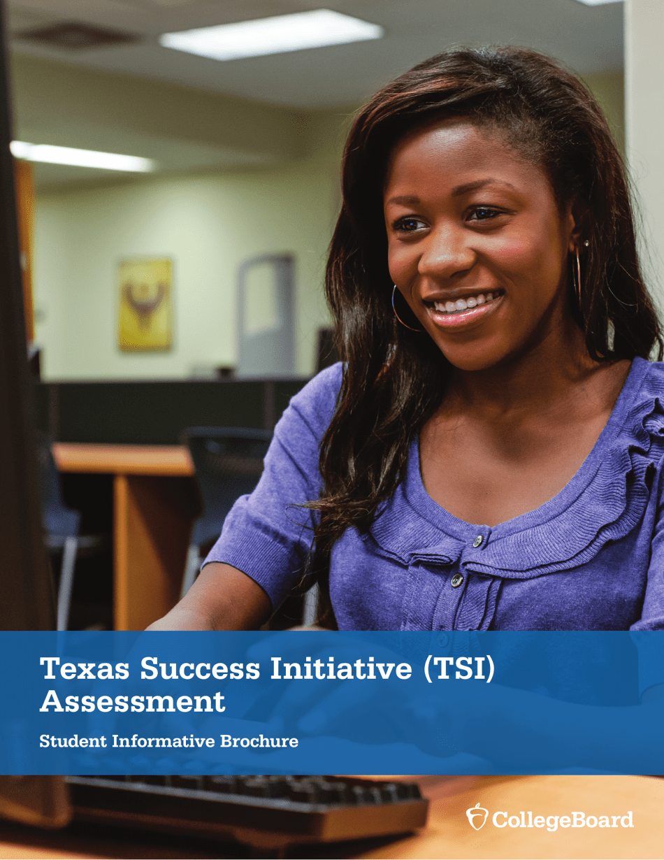 Texas Success Initiative Assessment - Student Informative Brochure ...