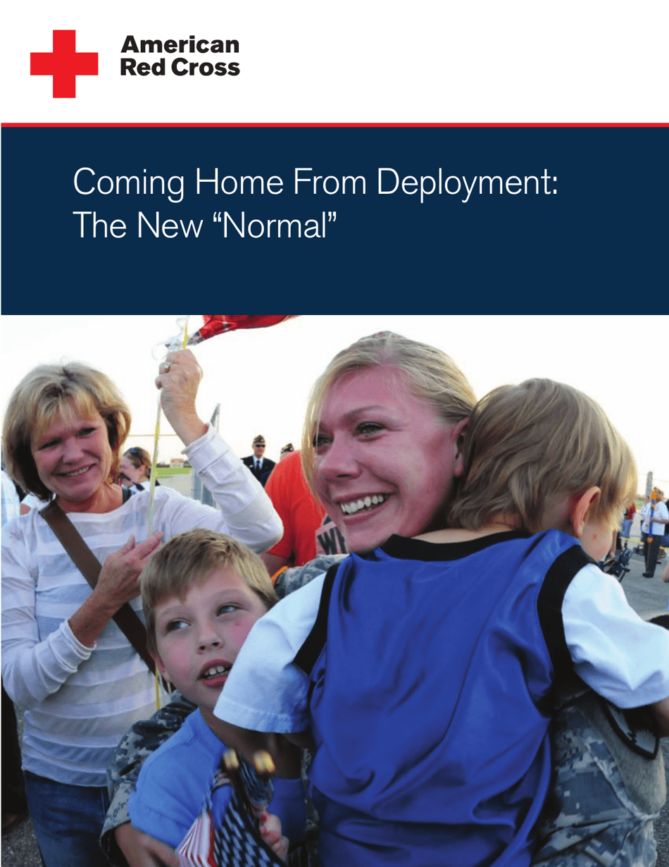Coming Home From Deployment: the New "normal" - American Red Cross ...