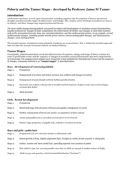 Puberty and the Tanner Stages - James M. Tanner Download Printable PDF ...