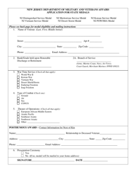 New Jersey Application for Permit Download Printable PDF | Templateroller